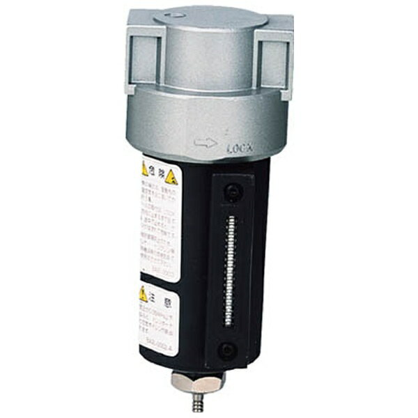 ■空気中の水分やごみを除き清らかな空気を供給します。■液体レベルを色の変わるサイトグラスで表示。【仕様】・ろ過精度（μm）： 5・使用圧力（MPa）： 0.05〜1・処理空気流量（［［M3］］/min）： 2.5・接続口径： Rc1/2・全...