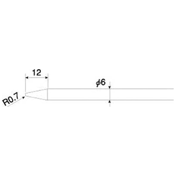■鉛フリー対策済み普及型はんだこてです。【用途】・はんだ付け作業【仕様】・適合コテ： H-869・ポイントタイプ： B