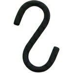 ■クッション性に優れたゴムで被膜しているので対象物を傷つけにくく、すべり止め効果も得られます。【用途】・道具の収納に。【仕様】・使用荷重（kN）： 0.06・色： ブラック・D（mm）： 8・L1（mm）： 110・S1（mm）： 25・S...