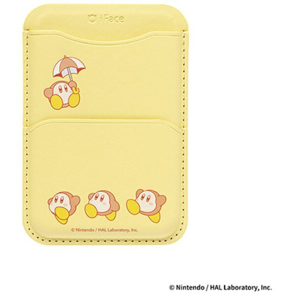 ・「カービィ」や「ワドルディ」のポップなデザイン・マグネット内蔵で、iPhoneの背面やMagSafe対応ケースにピタッと取りつけ可能※MagSafe対応のiPhoneのみ・カード収納用ポケットとミニポケット付き・磁気防止シート入りで、クレ...