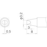 【仕様】・コテ先名称： 3.2D型・適合コテ： FM-2030・ヒーター一体式