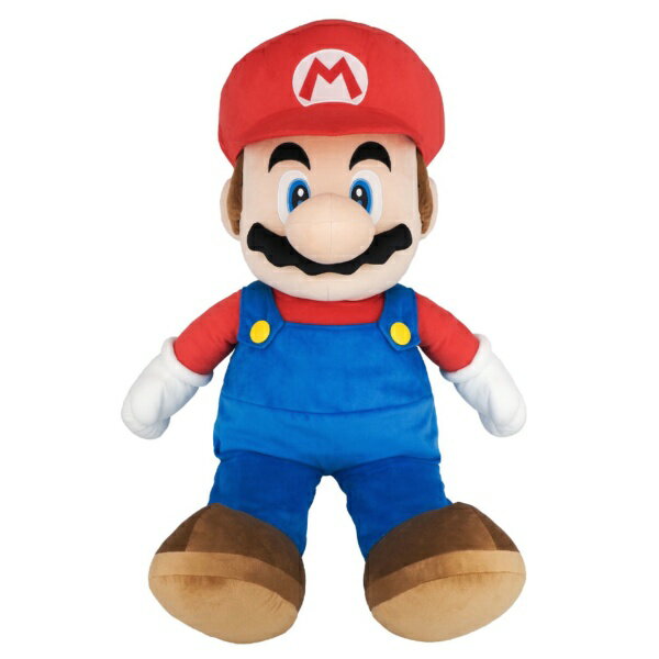 大人気のスーパーマリオぬいぐるみシリーズが、さらに大きくなって登場！スーパーマリオALLSTARCOLLECTIONのマリオがLLサイズで登場！(C)Nintendo