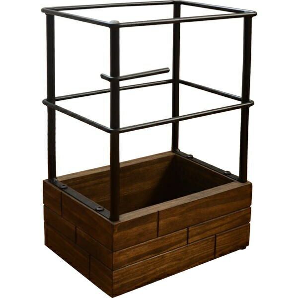 GRANTシリーズは、色々なサイズにカットされた天然木を個性的なブロック状に組み合わせて作った、これまでにないほど手間を惜しまず作った商品です。天然木の温かみがあり、無機質なスチールが絶妙にマッチした、大人気のシリーズです。■■傘立ての底に...