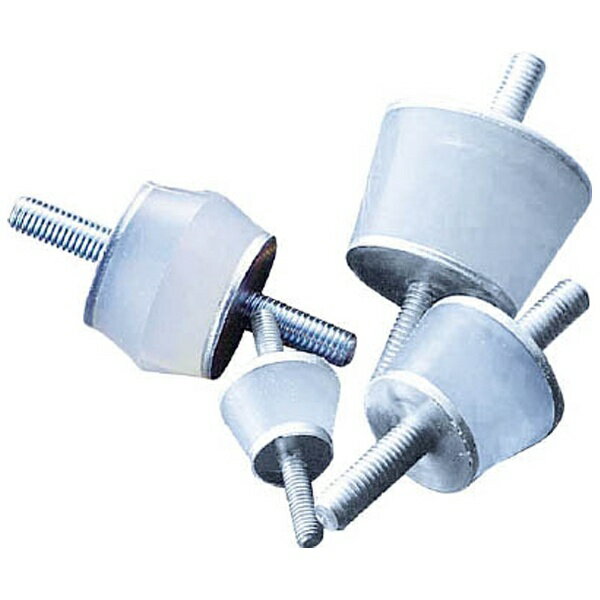 ■固有振動数が低く設計されているため、低周波数域の防振が可能です。■上下面にボルトが一体成型されたタイプです。■4点支持で1.6〜100kgの機器を防振します。【用途】・ポンプ・コンプレッサー・精密機器・測定機器の防振。【仕様】・使用推奨周...