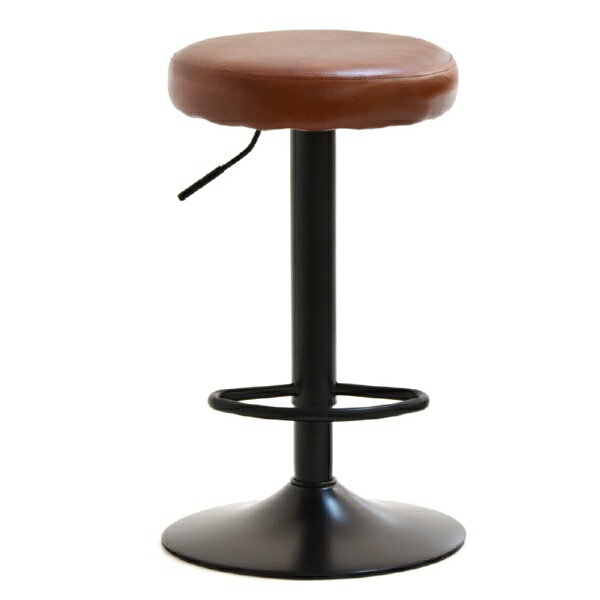 シンプルな丸型の座面が特徴のカウンターチェア、バーチェア。ボリューム感ある厚手の座面で、座り心地も◎。テーブルの高さや座る人の身長に合わせて、レバー1つで63.5〜83.5cmの間で座面の高さを調節できます。座面が360度回転するので、どこ...