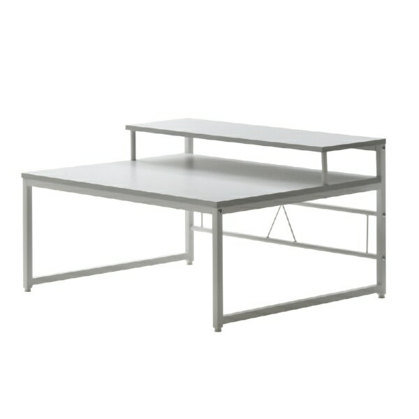 ロータイプでリラックスした状態で作業できる、モニター台付きPCデスク。モニター台の下スペースを有効活用できるので広々。デスクワークも捗ります。シンプル設計なのでリラックスした体勢でデスクワークが可能です。■■ニュアンスカラーの可愛い色合い。