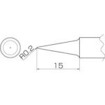 【仕様】・コテ先名称： BL型・適合コテ： FX838・ヒーター一体式