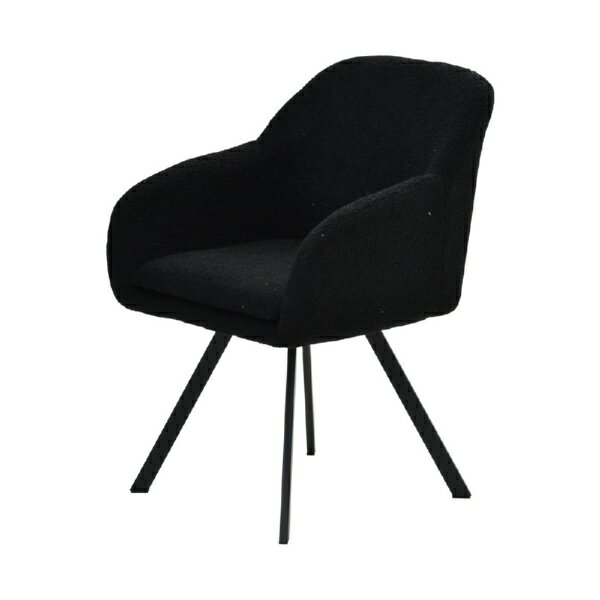 モダンなデザインのブークレ素材の回転機能付きダイニングチェア。優れた快適さと耐久性を備えています。長時間の食事や会話を楽しむのに最適です。ファブリックは触り心地がやわらかなブークレ素材。洗練されたデザインは、どんなインテリアにも調和し、快適...