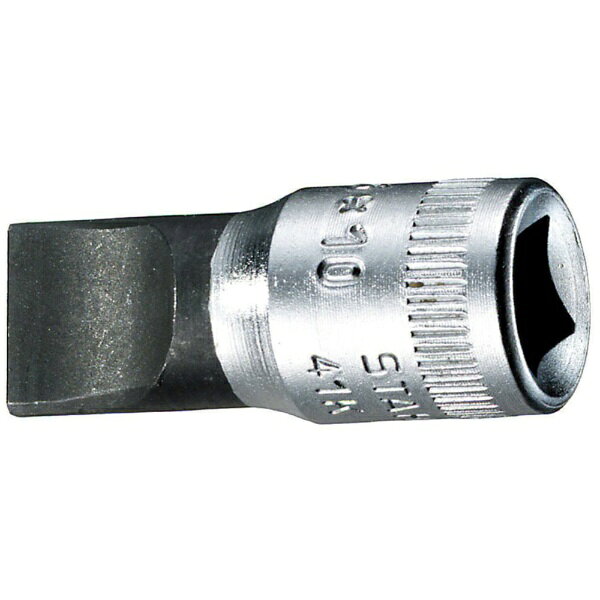 ●軸長の短いマイナスビットソケット。 ●差込角(SQ；inch)：1/4 ●サイズ(mm)：1.2×8.0 ●全長(L1；mm)：28 ●軸長(L2；mm)：16 ●ソケット部外径(d；mm)：11.6 ●軸厚(a；mm)：1.2 ●軸幅(...