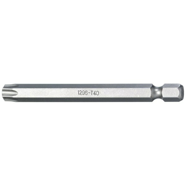 ●差込角1/4HEXの段付きヘクスローブビット。 ●差込角(HEX)：1/4(E6.3mm) ●サイズ：T30 ●全長(mm)：70 ●質量(g)：16 ●メイン画像は品番1290です。