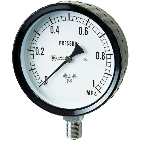 ■接液部にステンレスを使用しているので耐食性に優れています。■JIS B 7505-1規格品です。【用途】・薬品や食品、医療産業向けです。・高温の流体にも使用できます。【仕様】・圧力レンジ（MPa）： 0〜0.60・最小目盛（MPa）： 0...