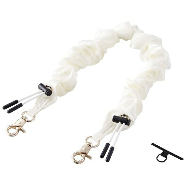 くしゅくしゅとした立体感とミニマルなデザインが目を引く、アクセサリー感覚で楽しめるハンドストラップです。 繊細な光沢と透け感のある軽やかな生地が、大人っぽい雰囲気を引き立てます。 落ち着いたカラーと上品な素材感で、カジュアルからきれいめまで...