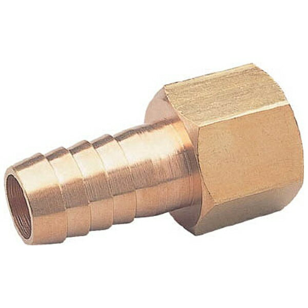 ■ホースとネジの接続に【用途】・ホース用継手。【仕様】・接続口径D： Rc3/8・接続口径（タケノコ外径）（mm）： 16・六角対辺（mm）： 21・使用流体： 水・空気・油・タイプ： 内ネジホースニップル・最高使用圧力（MPa）： 3.4...