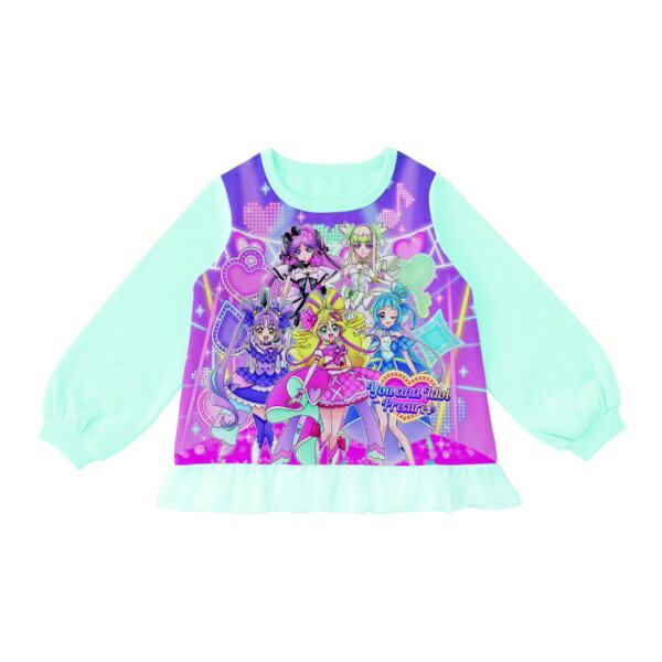 『キミとアイドルプリキュア♪』の「変身！光るパジャマ」が登場☆プリント・蓄光ともに、洗濯後の耐久性抜群です。快眠セラピスト・三橋美穂氏監修の光るパジャマはお子様のたのしいおやすみタイムを応援します！※画像と商品とは多少異なる場合がございます...