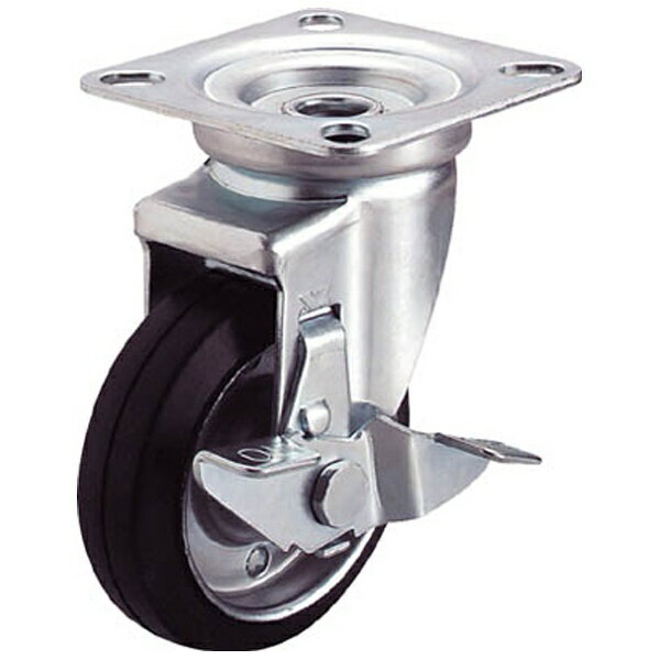 ■標準的な大型キャスターで、重量物の運搬に数多く使用されています。■走行時の衝撃を緩和します。【用途】・台車、ワゴンに最適です。【仕様】・許容荷重（daN）： 120・許容荷重（kgf）： 122.4・車輪径D（mm）： 100・車輪幅（m...