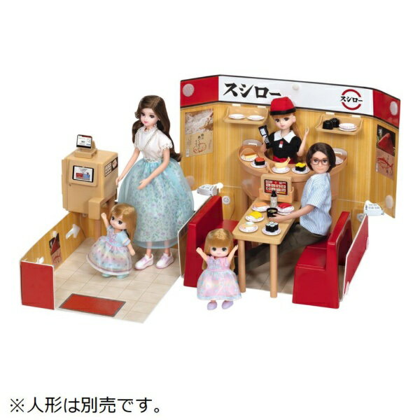 パッとひらいて、どこでもオープン！“ぽっぷなショップ”シリーズ。人気の回転寿司チェーン「スシロー」が登場！いろんなレイアウトで楽しめちゃう。回転台のレーンを動かしてお寿司をお届け！スシローデザインのお皿15枚、お寿司やデザート12個入り。お...