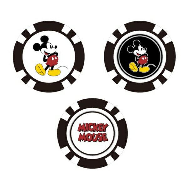 Disney ミッキーがデザインされたゴルフマーカー■デザインDisney ミッキー