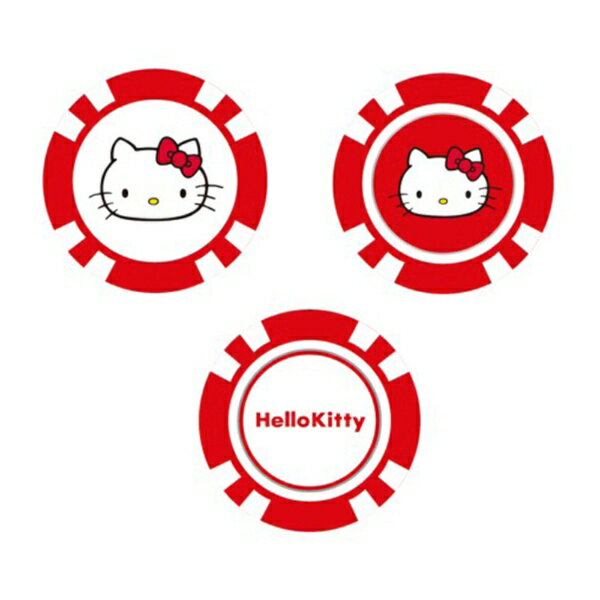 Sanrio キティがデザインされたゴルフマーカー■デザインSanrio キティ