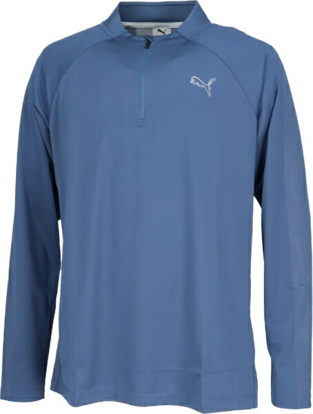 スポーティーでスタイリッシュな着こなしが可能袖のT7ラインや背中の大きさの異なるジャカードメッシュで表現した軽量ハーフジップモックネックシャツ。背中には体幹バランスやスイングの姿勢を確認出来るラインを配置。左胸にはSHADOW CATマーク...