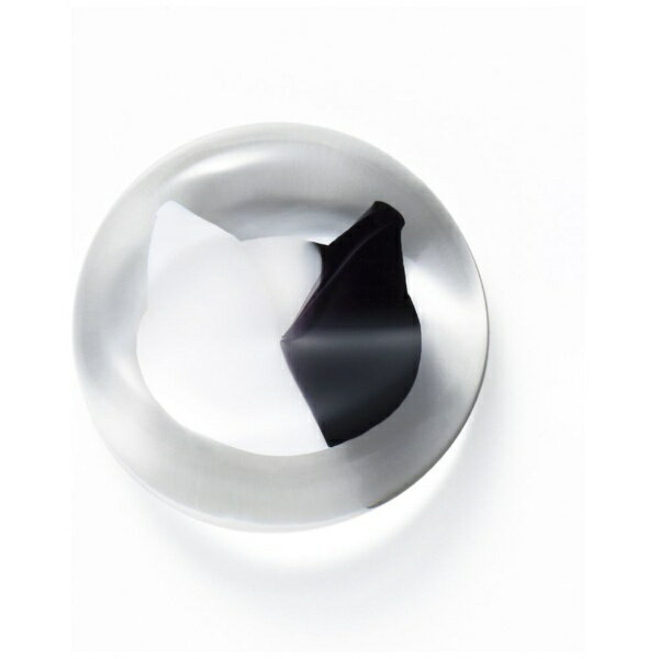 猫顔シルエットだけのシンプルでモダンなはし置きです。ガラス職人が一つ一つ手作りしている為釉薬や焼き方で柄・サイズ・重さ等の出方に差があります。パッケージ（簡易包装）箸置きは透明な袋入りで猫の表情が丸見えです。