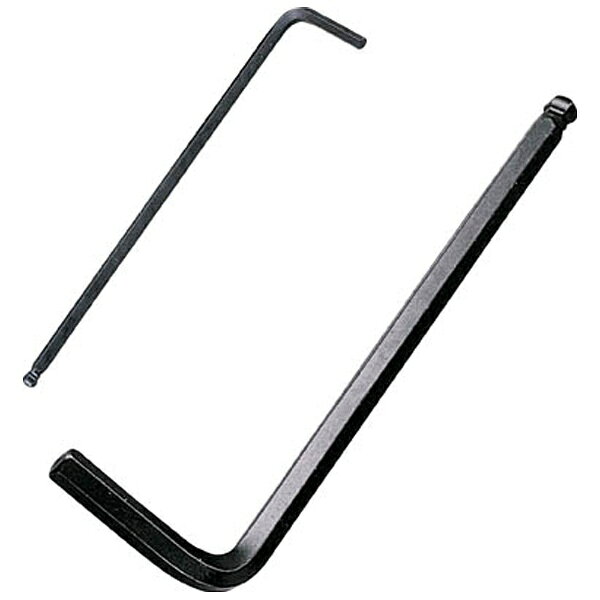 ■ボールポイント加工で、斜め作業の早回し、仮締めが可能です。【仕様】・対辺寸法（mm）： 4・首下寸法（mm）： 25・全長（mm）： 131・対辺（mm）： 4・ミリサイズ・ロングタイプ【材質／仕上】・特殊合金鋼・表面処理： リン酸亜鉛皮膜