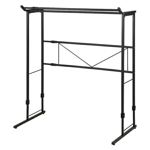 便利で使いやすい押入れだけでなくクローゼットでも使用可能です。たくさん収納できる段違いで服をかけることでハンガーの厚みが減り収納量アップ。工具付き組み立て用の工具付き。