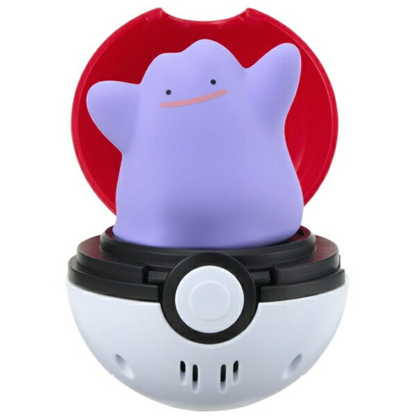 ぴょこっととびでて、ぷにゅっとつついて！メタモンとあそぼう！モンスターボールを開くたびに、メタモンがぴょこっと出てくる！ぷにゅっとつつくと、メタモンがおしゃべりしてくれる！開くたびに、つつくたびに、いろいろなメタモンのリアクションが楽しめる...