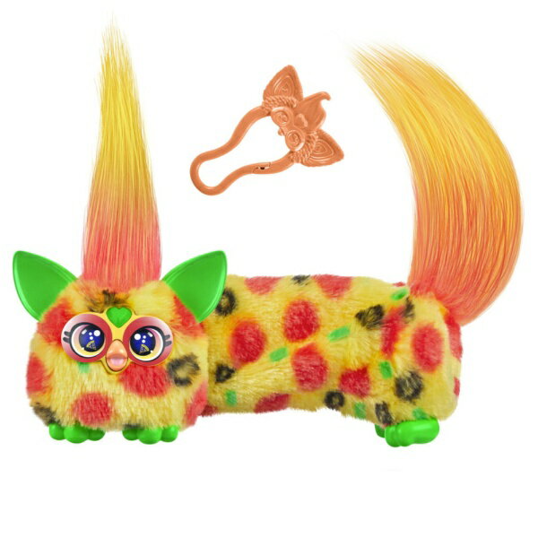 ミニサイズのファービー、ファーブレッツのゆかいなおともだち！ペップ・オー・ロニはゆかいなピザ屋さんになるのが夢！口やハートボタンを押したり、胴体を伸ばすと、ファービー語でおしゃべりしたり、歌ってくれるよ。胴体を伸ばすと音や曲のテンポが速くな...