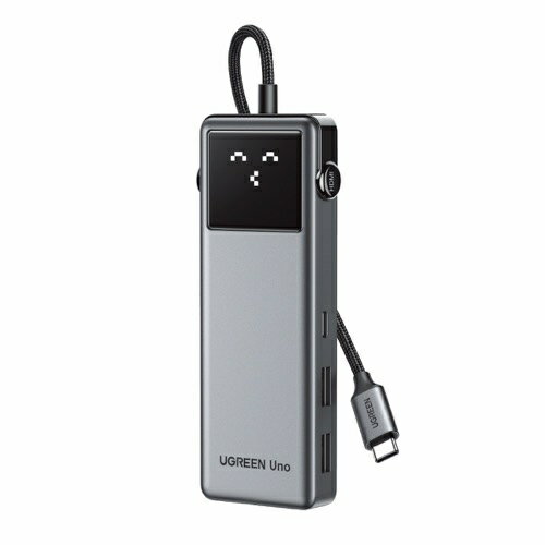 UGREEN Uno 7-in-1 USB-Cハブは、高解像度モニターに接続でき、クリアで精細な映像出力ができます。SDカードやmicroSDカードスロットからデータの読み書きも行えます。「UGREEN Uno 7-in-1 USB-Cハブ...