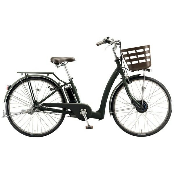 まいにち、たすかる。ラクあし電動アシスト自転車。■リヤキャリヤ　リヤチャイルドシートも取り付けられるクラス27。■ラクっと乗り降りしやすい　156cmの方でも両足がペタンと地面に着くやさしいサドル高さ最低47cm。■くるピタ　ハンドルを半固...