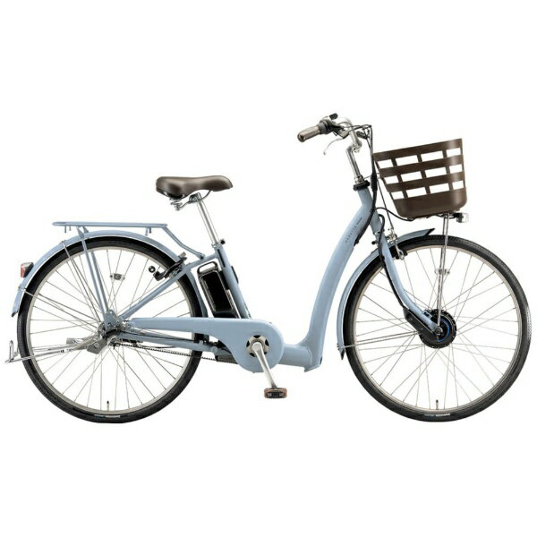 まいにち、たすかる。ラクあし電動アシスト自転車。■リヤキャリヤ　リヤチャイルドシートも取り付けられるクラス27。■ラクっと乗り降りしやすい　156cmの方でも両足がペタンと地面に着くやさしいサドル高さ最低47cm。■くるピタ　ハンドルを半固...