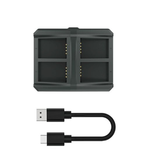 同梱物 4-Slot Charging Case x1 USB-A to USB-C Cable x1 User Manual x1 Warranty Card x1