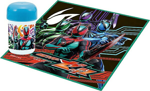 仮面ライダーゼッツの抗菌仕様おしぼりセットです。便利な名前シール付きです。
