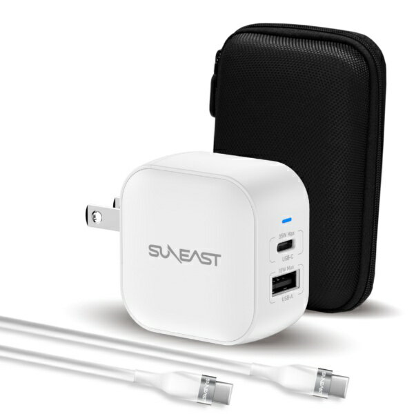 ■スマートフォンやタブレット端末の充電に、これ1つ USB PDに対応し、最大35W出力が可能なUSB-Cポートを搭載。スマートフォンやタブレット端末の幅広い機器をこの1台で充電することができるため、機器毎に異なる充電器を持ち運ぶ必要はあり...