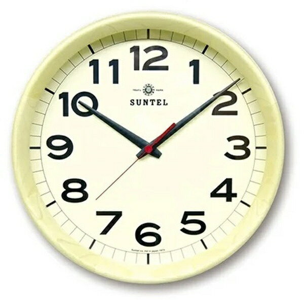 掛ける所を選ばなくどこにでも使えるので人気です。文字盤はレトロアイボリー色です。