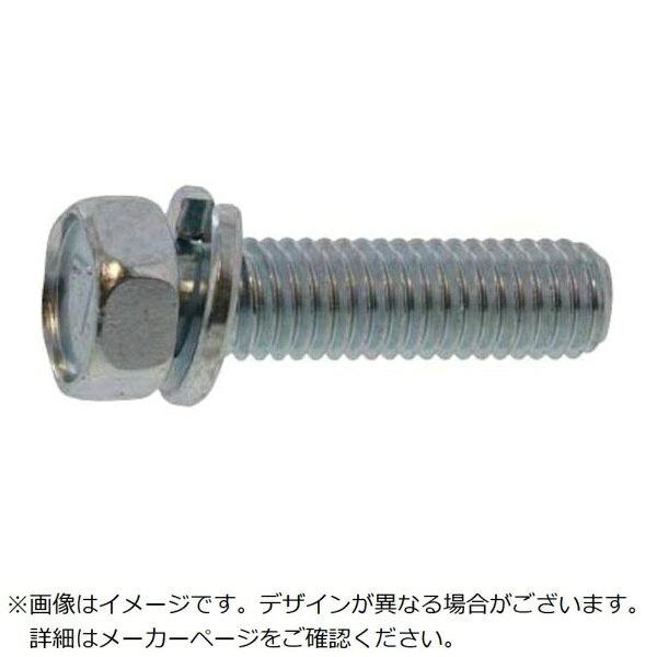 ■SUNCO 組込みねじ 7マーク小形アプセット P=2（鉄（または標準）・三価ホワイト）M10×40-P1.5（6本入）【仕様】・寸法（mm）d： M10・寸法（mm）L： 40・径×長さ： M10×40【材質／仕上】・鉄（または標準）・...