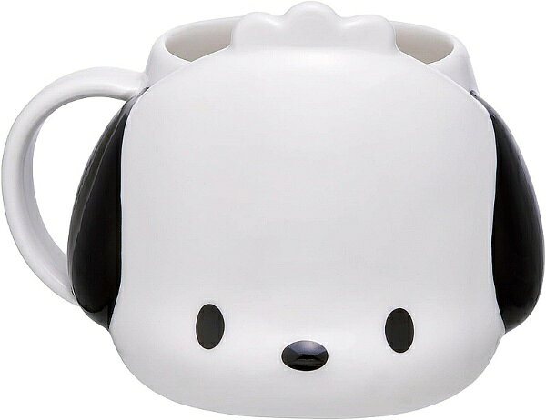 キャラクターの大きい顔が特徴の陶器製マグカップ。コーヒーやスープなどでホッと一息したい時にピッタリです。電子レンジ、食洗機対応。