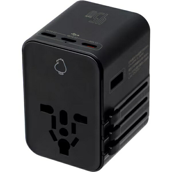 ■海外のコンセントに直接刺して使用できる電源変換プラグ■200以上の国と地域に対応する4タイプのコンセント形状■45W(単独接続時)PD対応のUSB Type-C 1口■複数の携帯機器を同時に接続 ※最大5台USB充電可能■3口のUSB T...