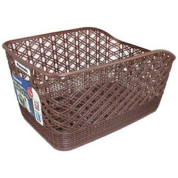 見た目すっきり軽快デザイン。ちょっと大きめ内容量約27L。内側の角をなくし荷物にやさしいリヤバスケットです。クラス表示18以上のリヤキャリアに取り付けてください。