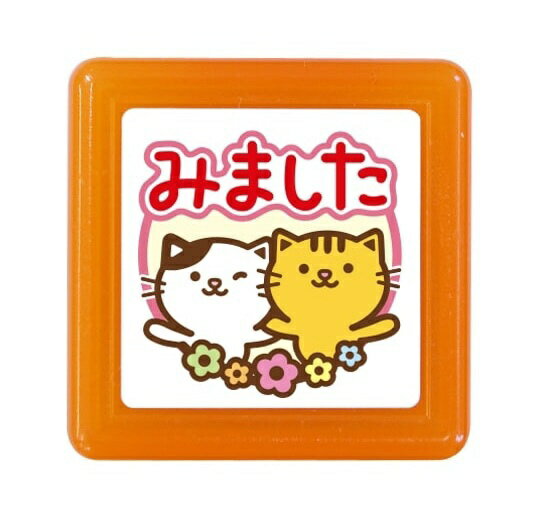連絡帳やお子さまの勉強のごほうびにピッタリなオリジナルイラストのスタンプです！※約500回捺印可能　こどものかおの専用補充インク（別売）で繰り返し使えます。