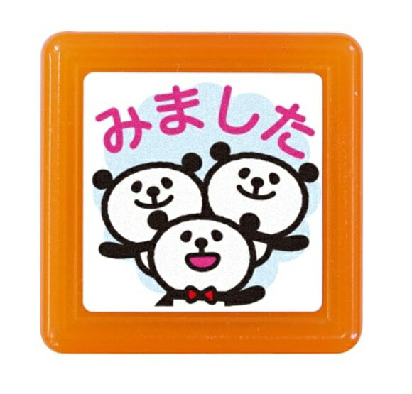 連絡帳やお子さまの勉強のごほうびにピッタリなオリジナルイラストのスタンプです！※約500回捺印可能　こどものかおの専用補充インク（別売）で繰り返し使えます。