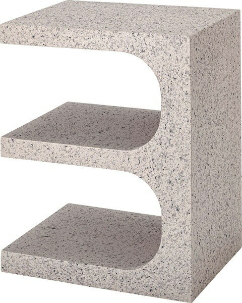 ●フォルムの美しい個性的なサイドテーブル。●オブジェのようなフォルムが特徴的な、存在感のあるサイドテーブル。●向きを変えて使うことで空間の印象も変化。●石のような質感のテラゾー柄はシックでモダンな雰囲気。●サイドテーブルとしてソファやベッド...