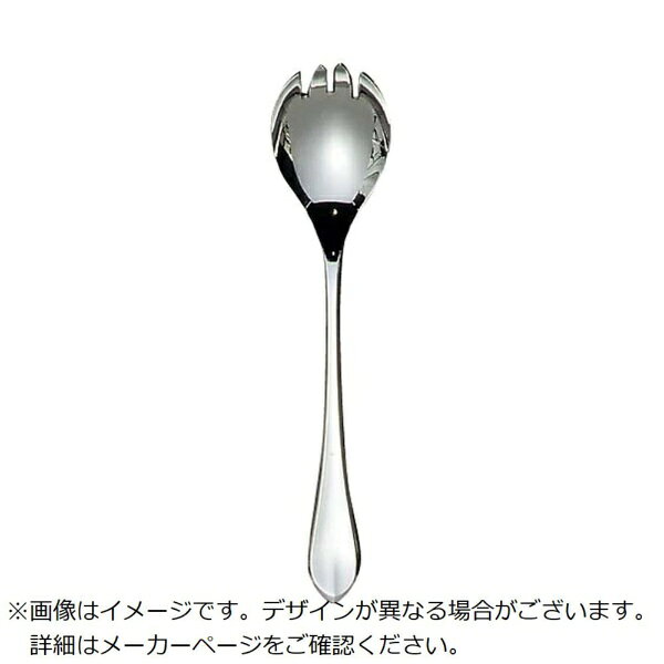 18−8ステンレス。長く使えるタフさと美しさを兼ね備えたサラダサービスフォーク。