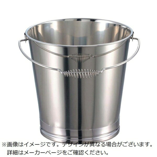 18−8ステンレス。プロの現場で磨かれた確かな品質、溶接 バケツ 10L。