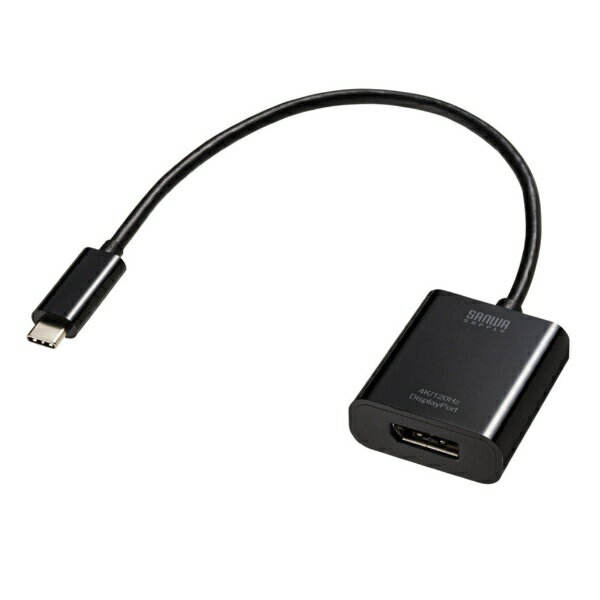 DisplayPort Altmodeに対応したType-CポートをDisplayPortに変換し映像出力ができる変換アダプタ。4K/120Hz/HDRの高画質に対応。「USB Type C-DisplayPort変換アダプタ（4K/120...