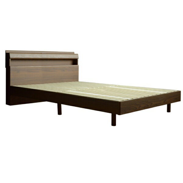 脚の高さを2段階で調節が可能。ヘッドボードには小物を置くのに便利な宮付き。電子機器の充電に便利な2口コンセント付き。