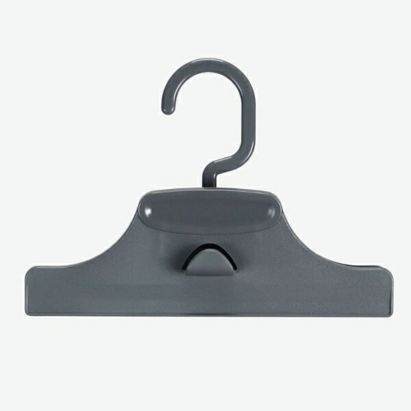 スカートやパンツをがっちりはさめるクリップ式のハンガー。つかみやすく力が入れやすいので軽い力で大きく開きます。 フックは360度回転式どんな向きでも使用可能。挟む部分にはゴム質樹脂のすべり止め付きです。ワイドサイズでしっかり挟む。連結用のフ...