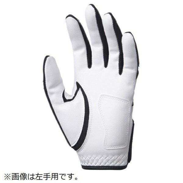 指の長さのお悩みを解決、全方向ストレッチフィットグローブ伸縮性の高いホワイトの合成皮革にブラックのストレッチ素材がアクセントとなるスポーティーデザイン。伸縮性の高い合成皮革とニット素材を特殊パターンで切替えることにより、様々な指長、厚みに対...