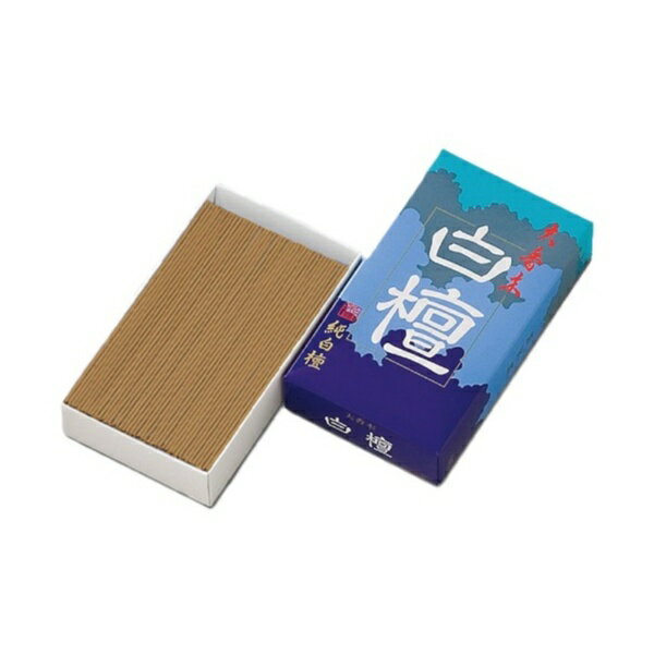 純白檀にこだわり、白檀そのものの凛とした趣を表現したお線香。老山白檀、白檀を主原料とし、親しみやすく涼やかな香りに仕上げました。