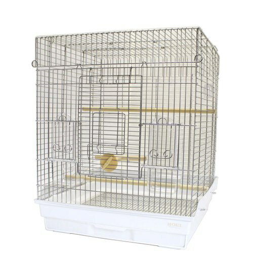 丈夫なステンレス仕様！■商品説明●オカメインコなど中型インコにおすすめの機能の充実したケージです。●丈夫でさびにくいステンレス仕様で長くご愛用いただけるプレミアムケージです。●窓が手前に大きく開き、鳥が出入りしやすい大型手のりケージです。●...